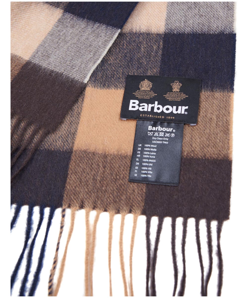 Barbour Large Tattersall Lambswool Scarf