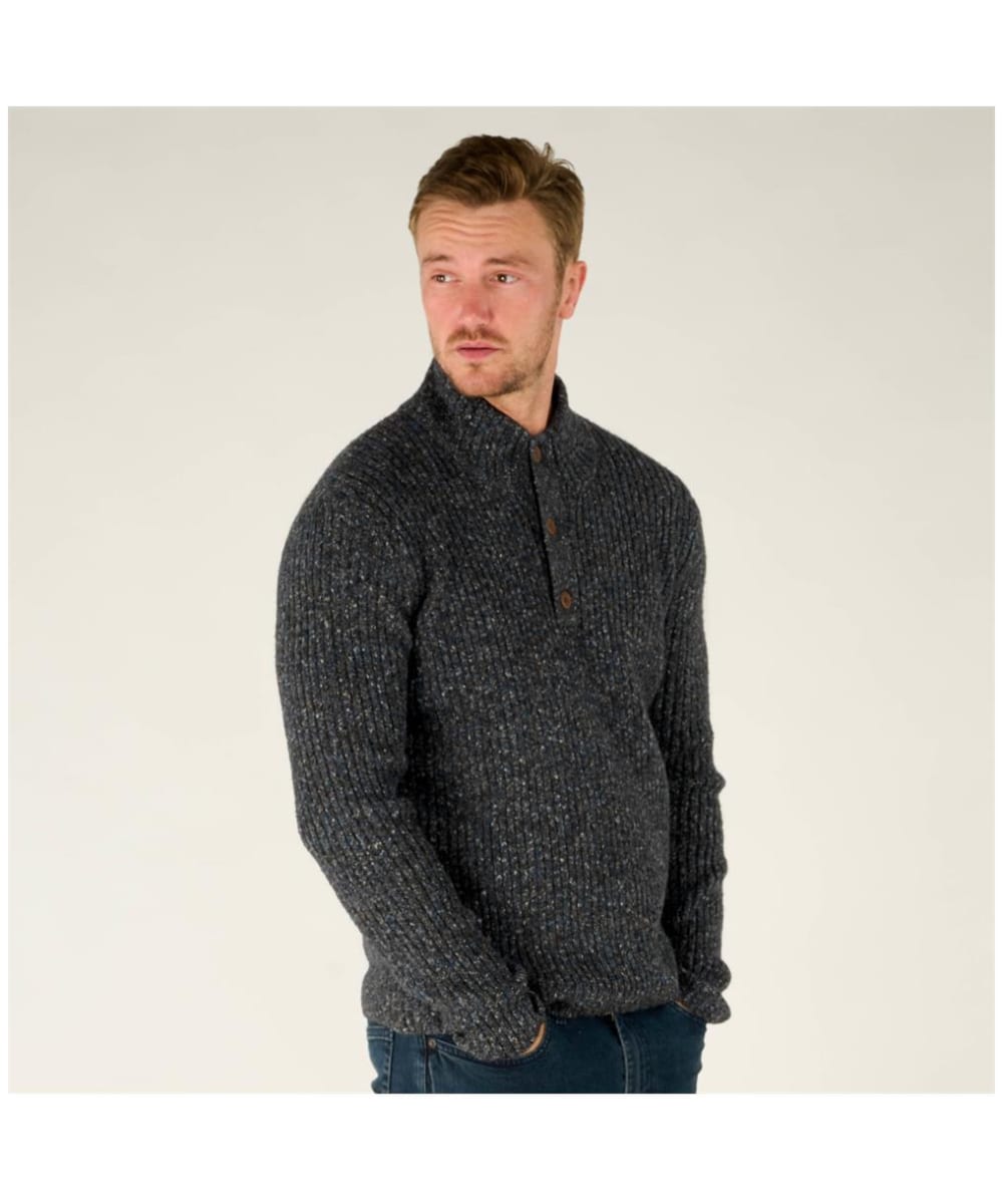 Men’s Sherpa Adventure Gear Ranga Mock Button Neck Jumper
