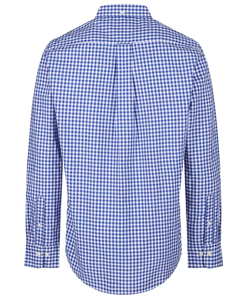 Men's Gant Regular Fit Long Sleeve Poplin Gingham Shirt